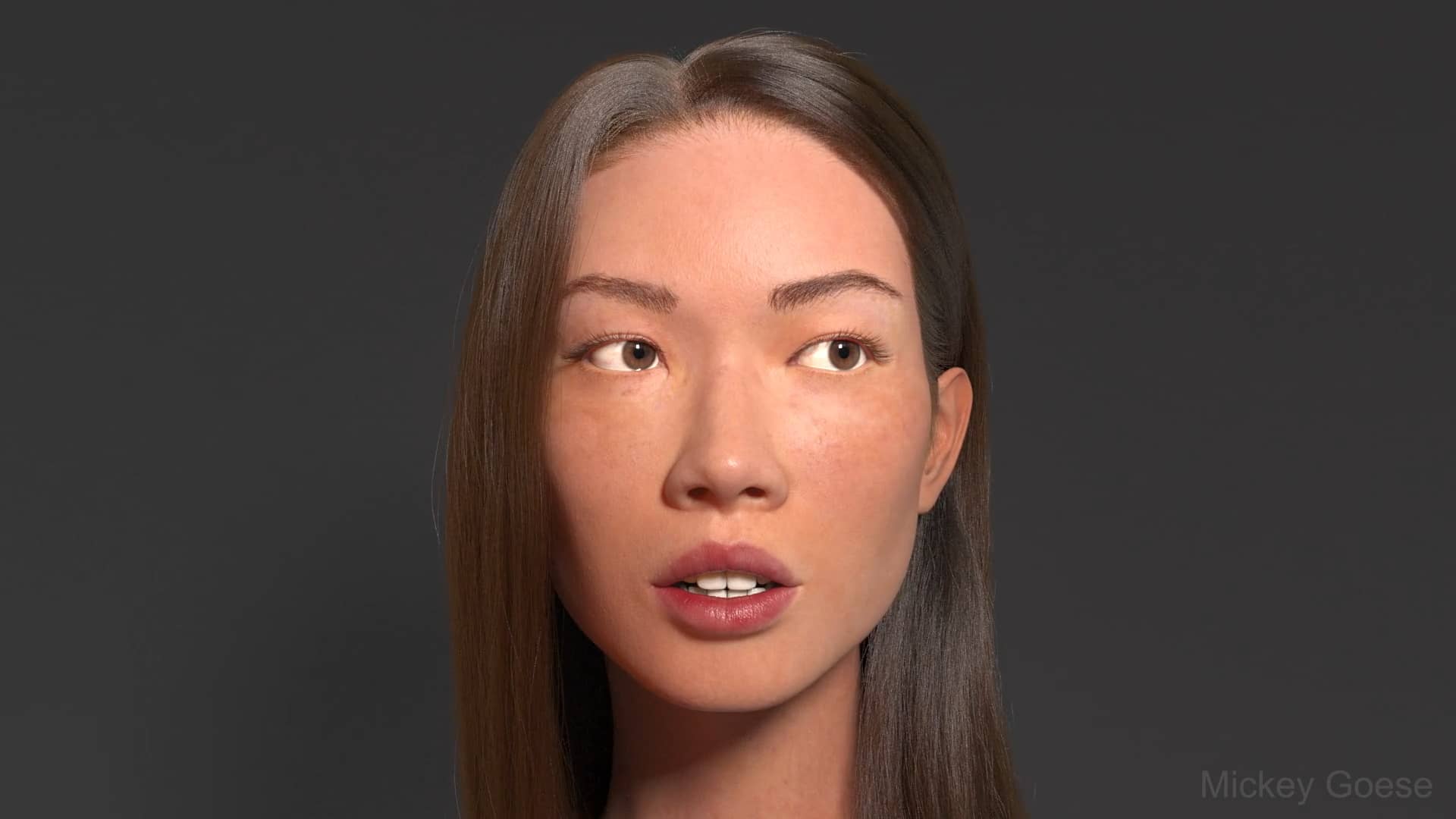 3D Female Portrait Rotate on Vimeo