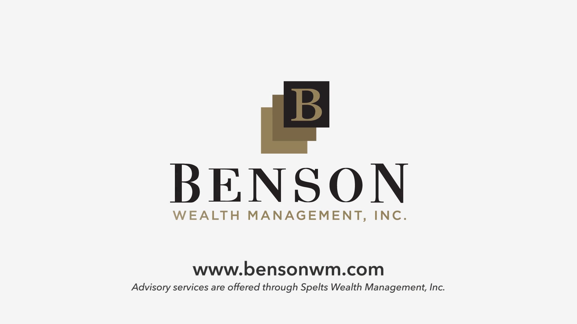 Benson Wealth Management - Every Step on Vimeo