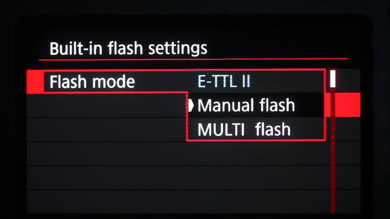 Part 4 Manual control of Built-in Flash and External Speedlite on Vimeo