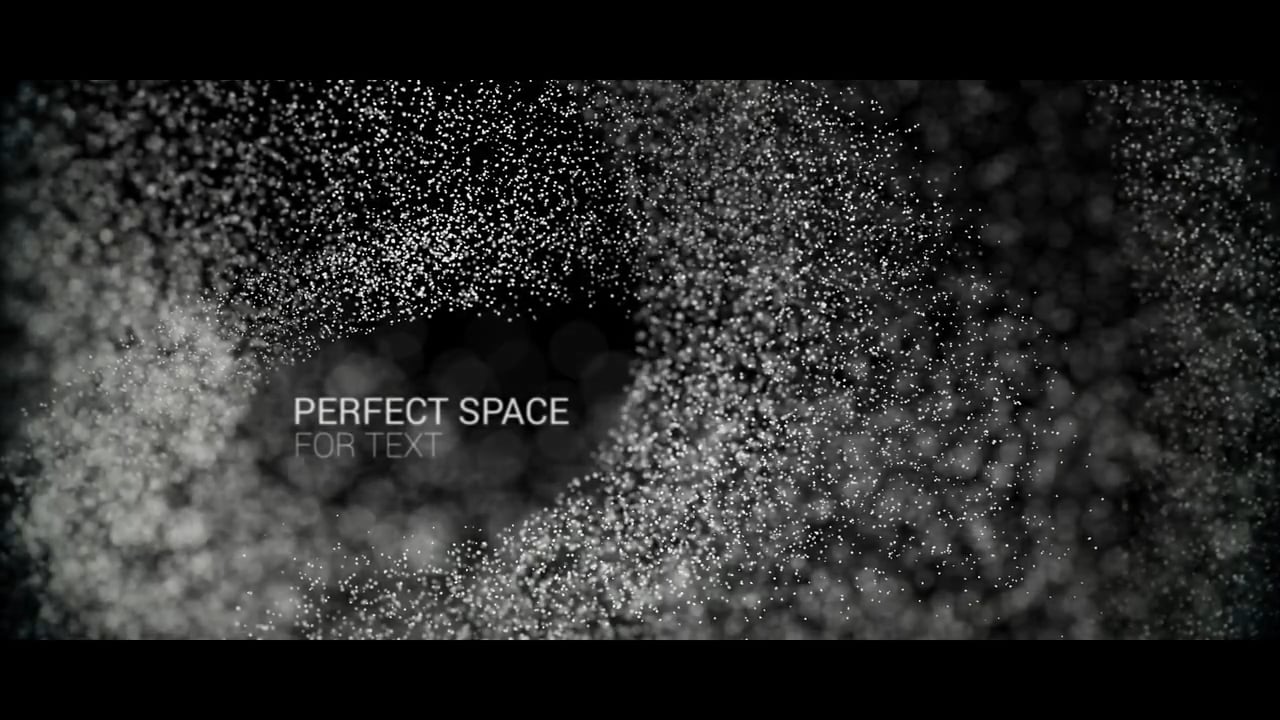 Cinematic Particles After Effects Templates on Vimeo