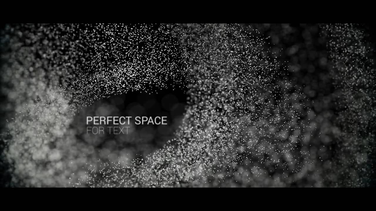 Cinematic Particles After Effects Templates on Vimeo