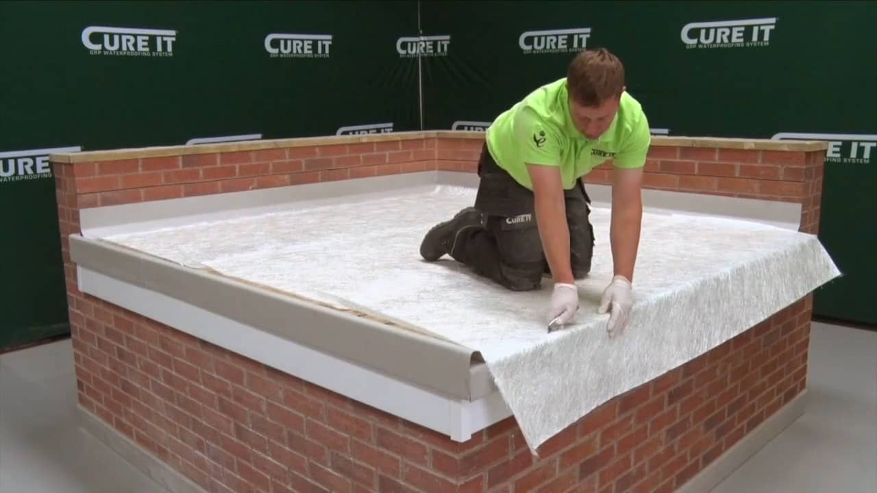 Cure It GRP Waterproofing System Installation - Stage 3 (Detailing and ...