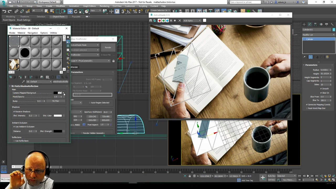 finalRender New Features & Quick Tutorials - finalRender Matte / Shadows Tutorial on Vimeo