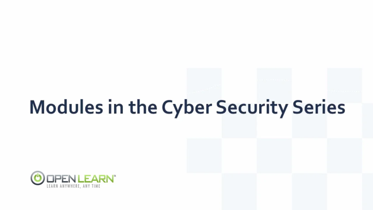 Cyber Security_OpenLearn - OpenLearn_Cyber Security_Overview on Vimeo
