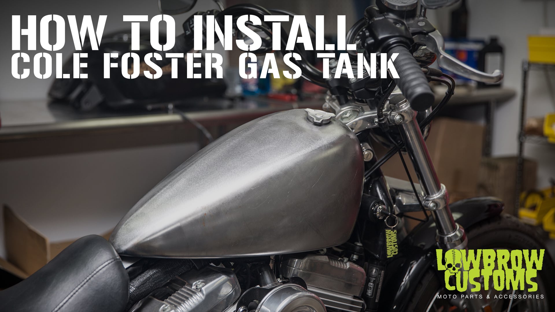 How To Install: Lowbrow Customs - Cole Foster Gas Tank on Vimeo