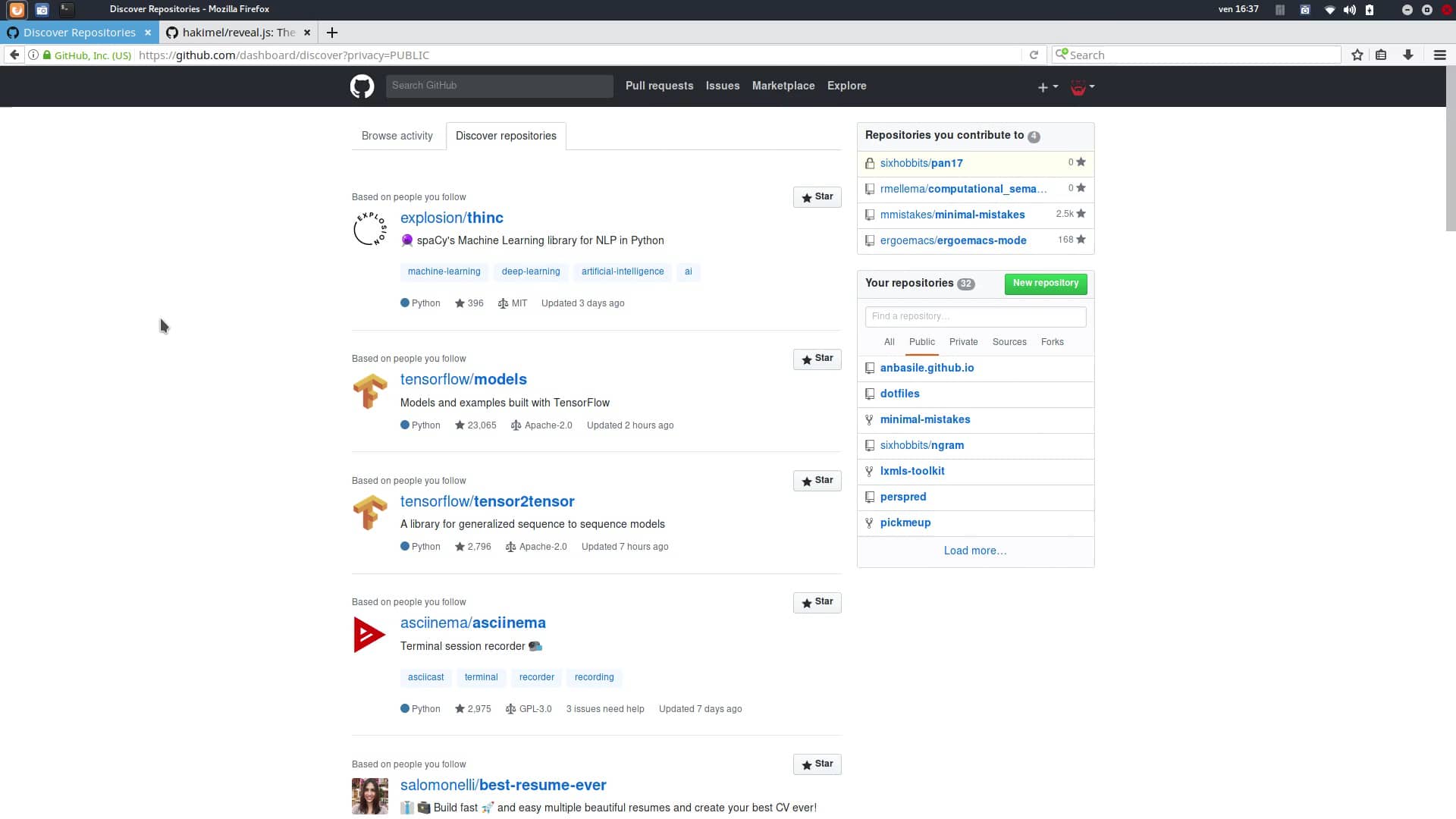 Learn how to combine Reveal.js+GitHub+Pandoc on Vimeo