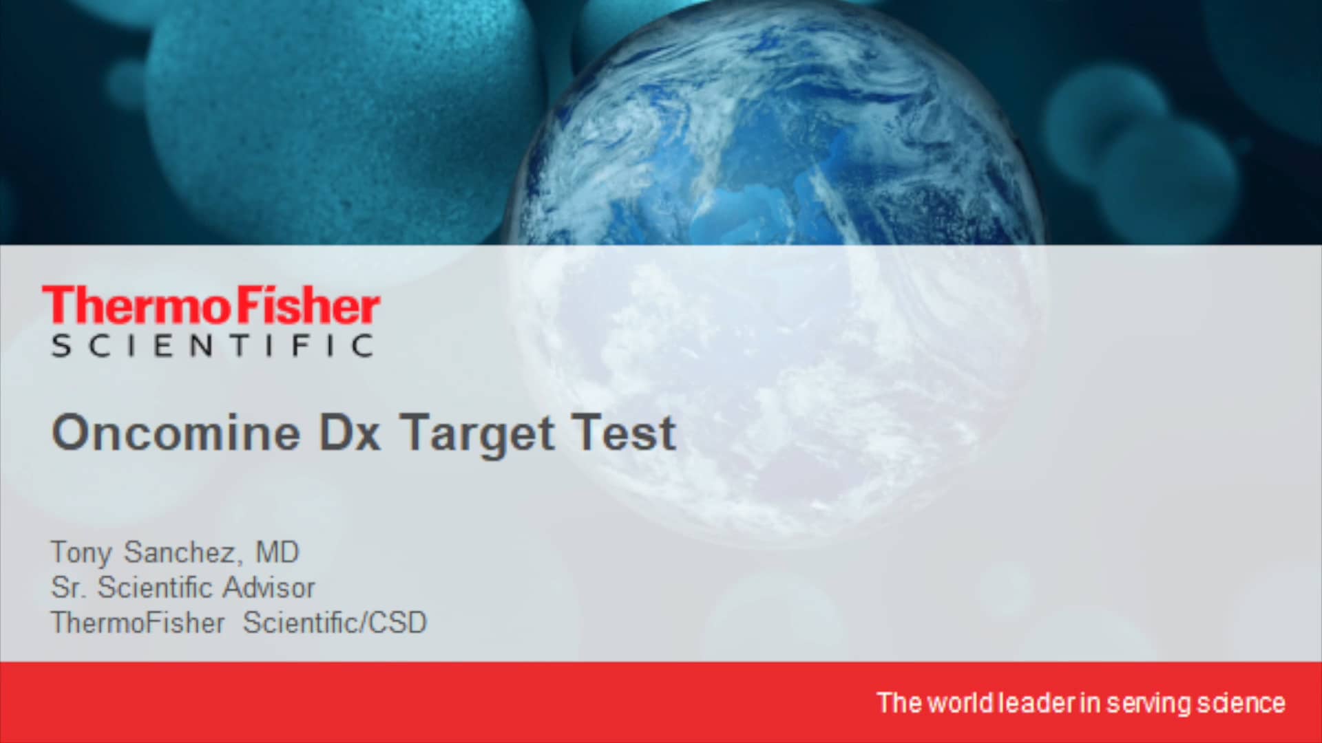Oncomine Dx Target Test on Vimeo