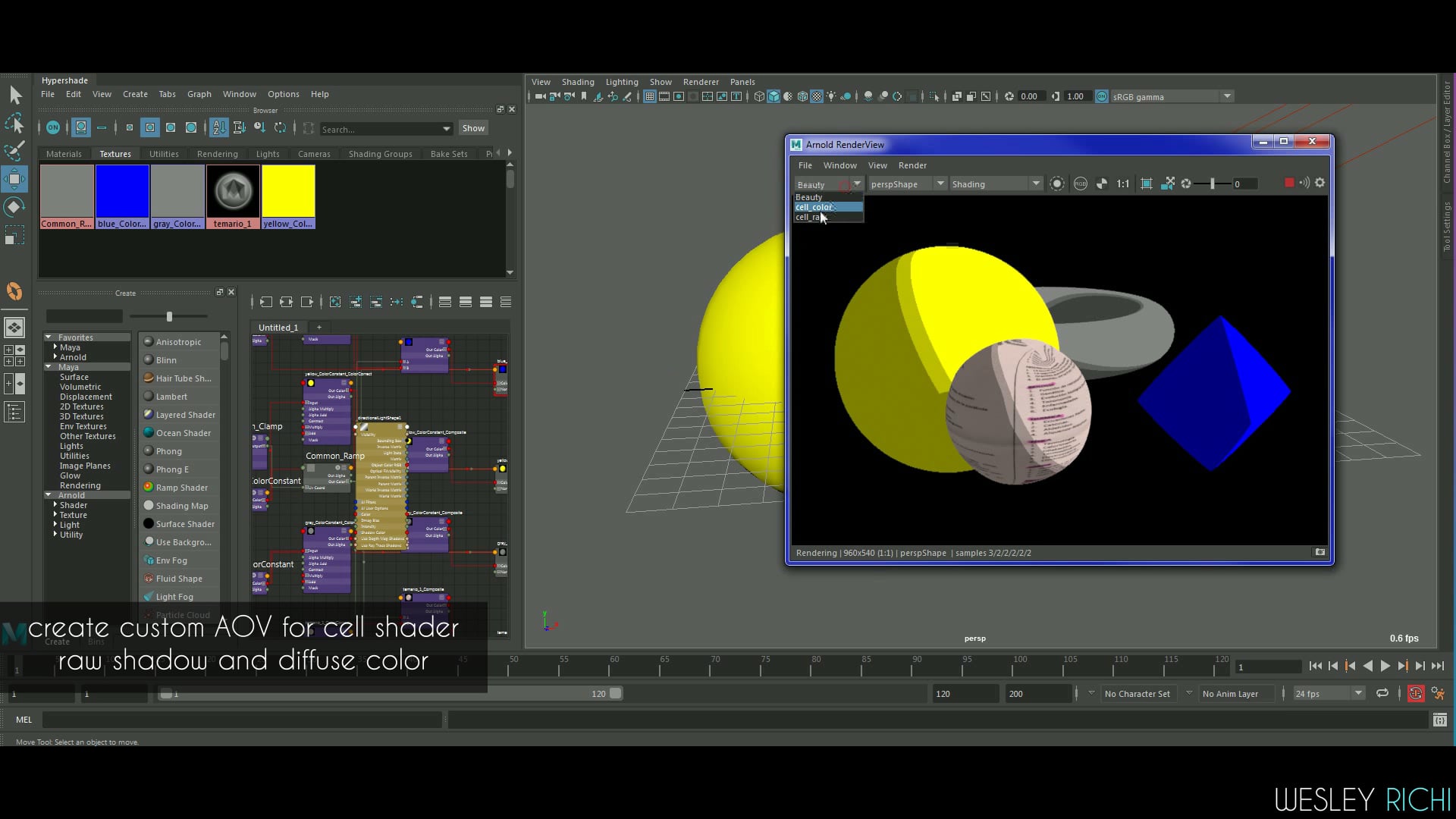 Cell Shader Tool - Arnold 5 - Maya on Vimeo