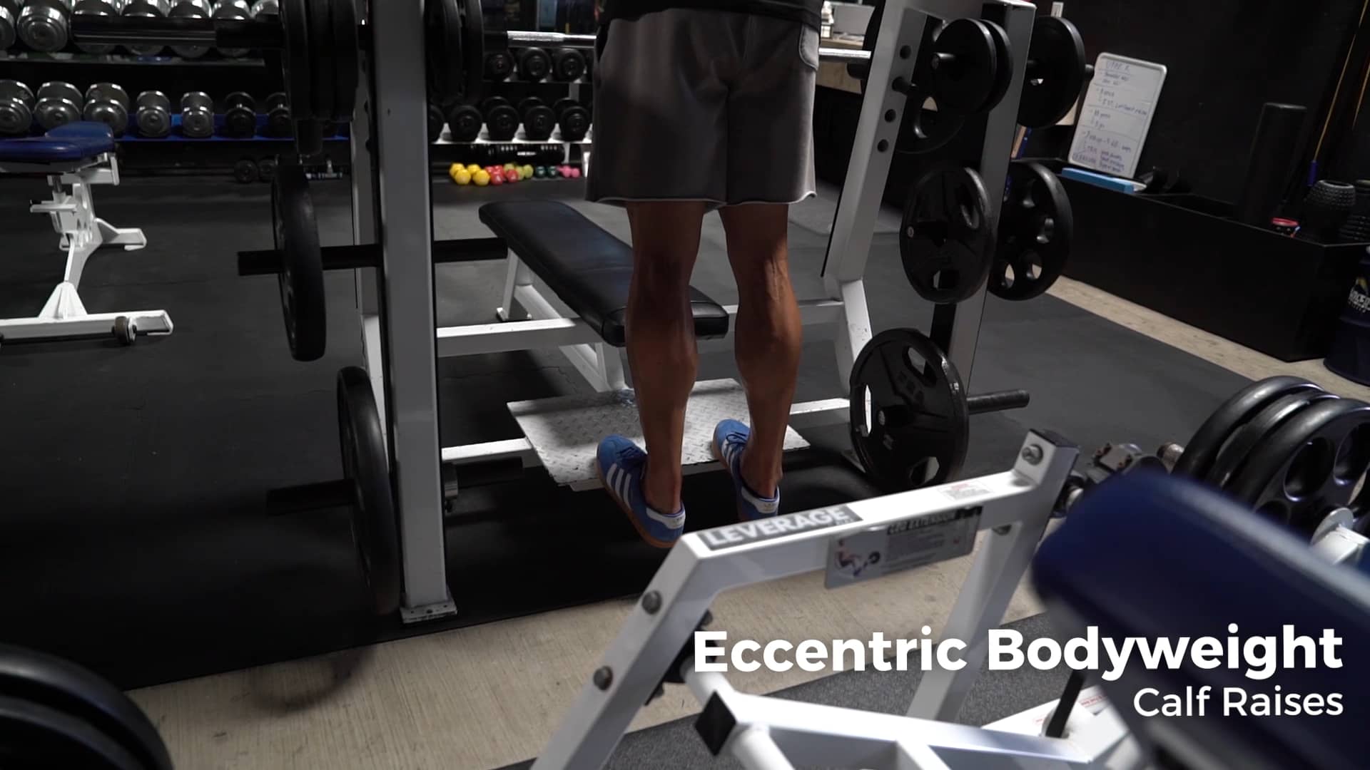 5 - Eccentric Body Weight Calf Raises on Vimeo