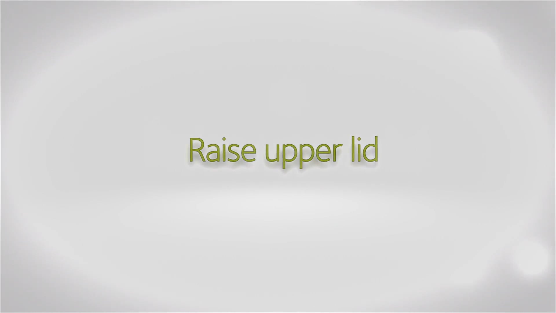 Raise upper Lid on Vimeo