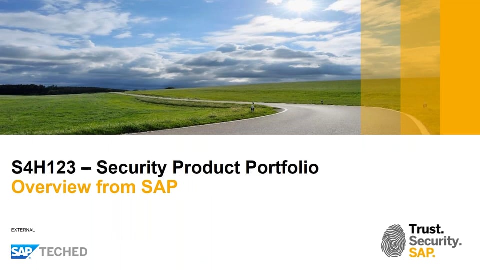 Web meeting: SAP Security Overview + 10 Top Security Recommendations on ...