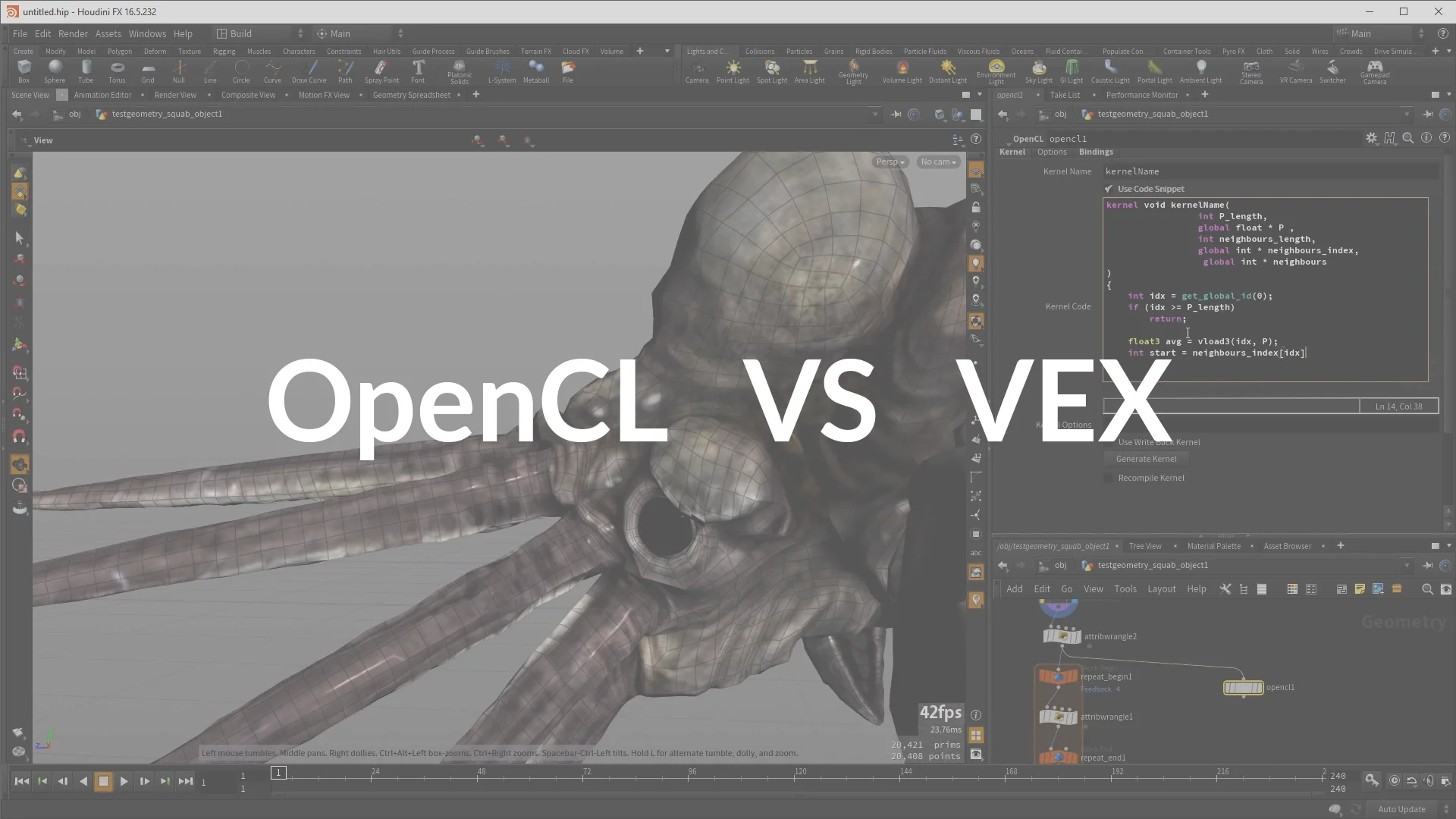 OpenCL | Jeff Lait | Houdini 16.5 Masterclass