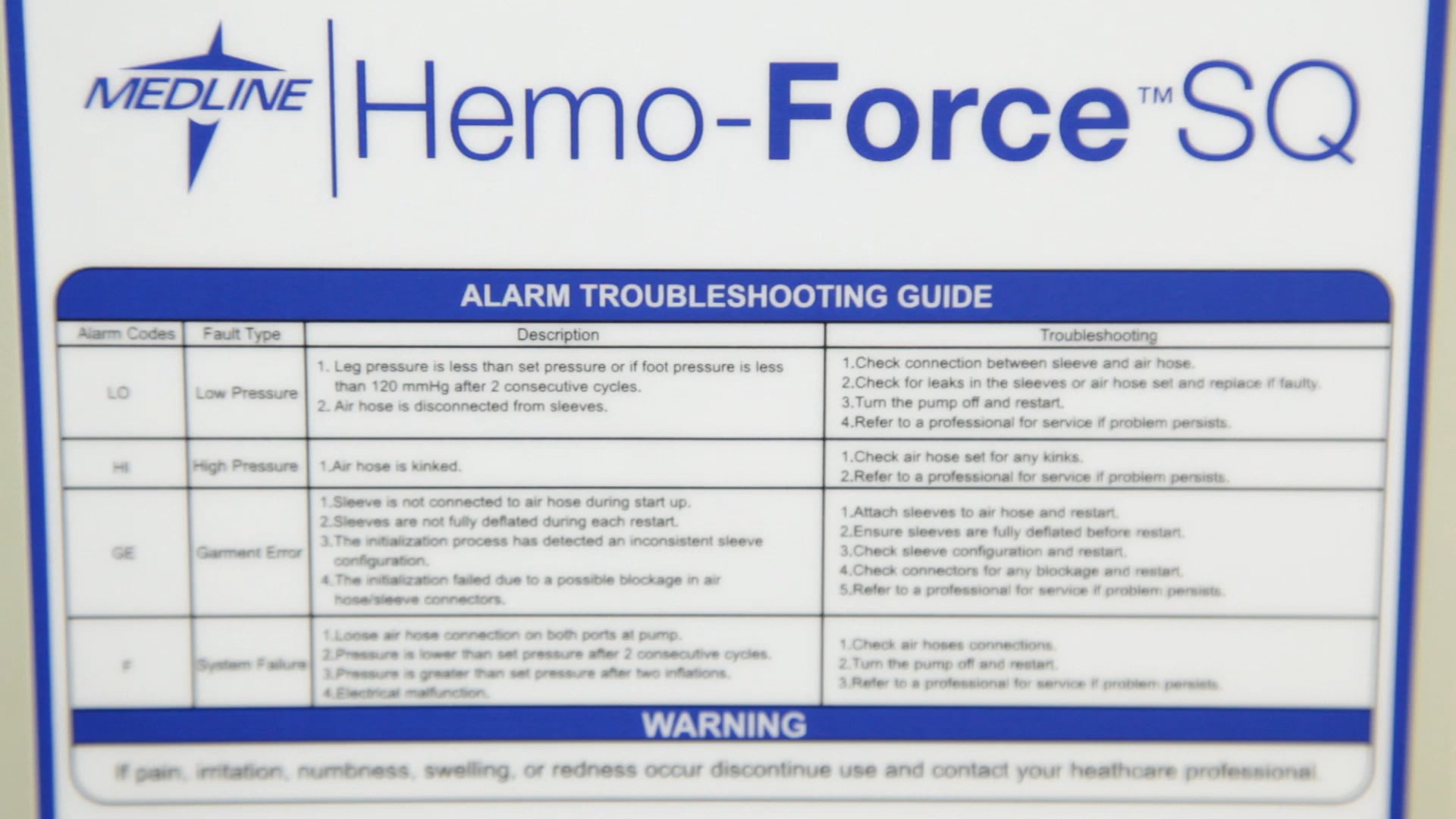 Hemo-Force® Sequential DVT Pump: Instructions For Use on Vimeo