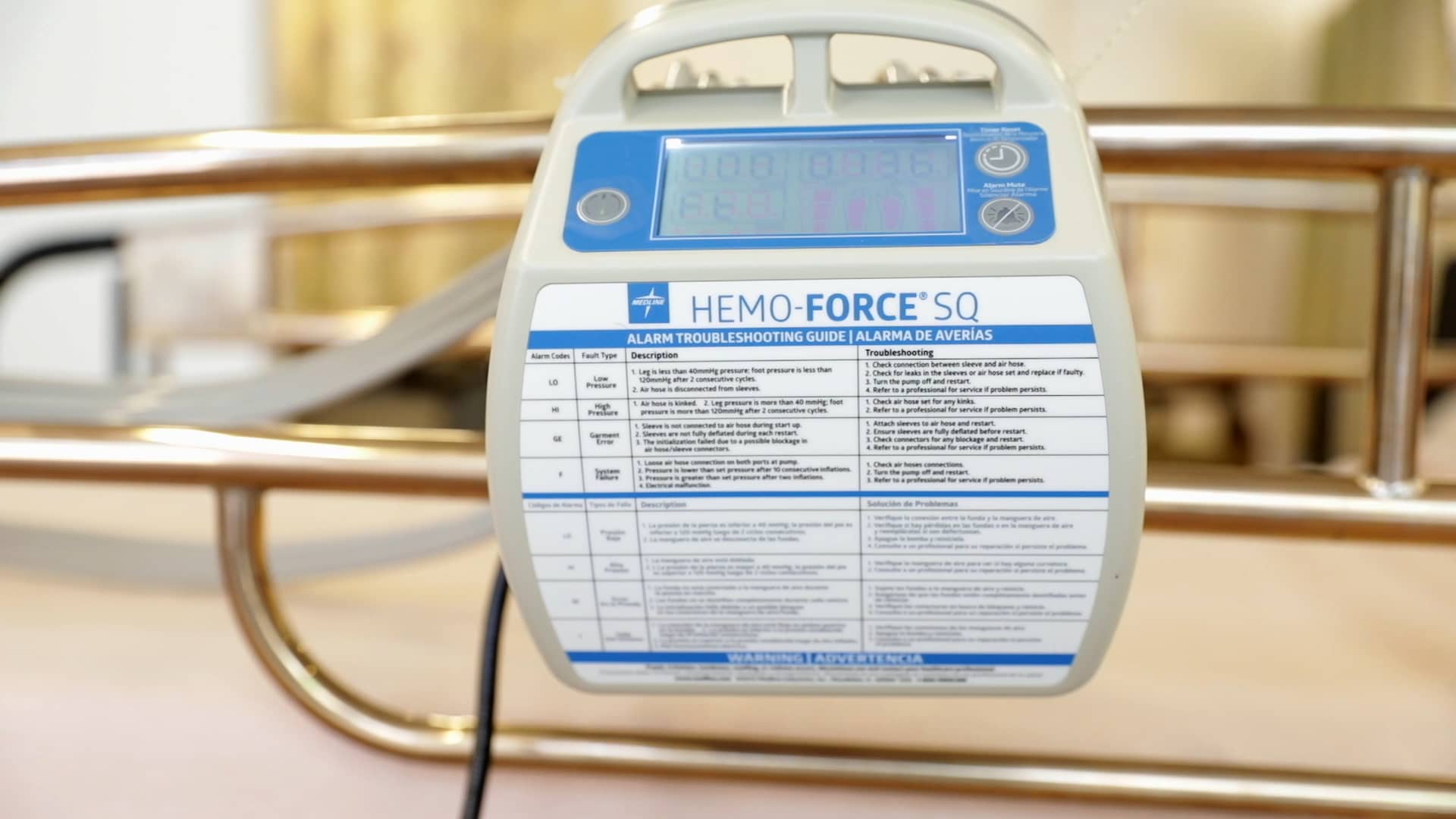 Hemo-Force® II Sequential DVT Pump: Instructions For Use on Vimeo