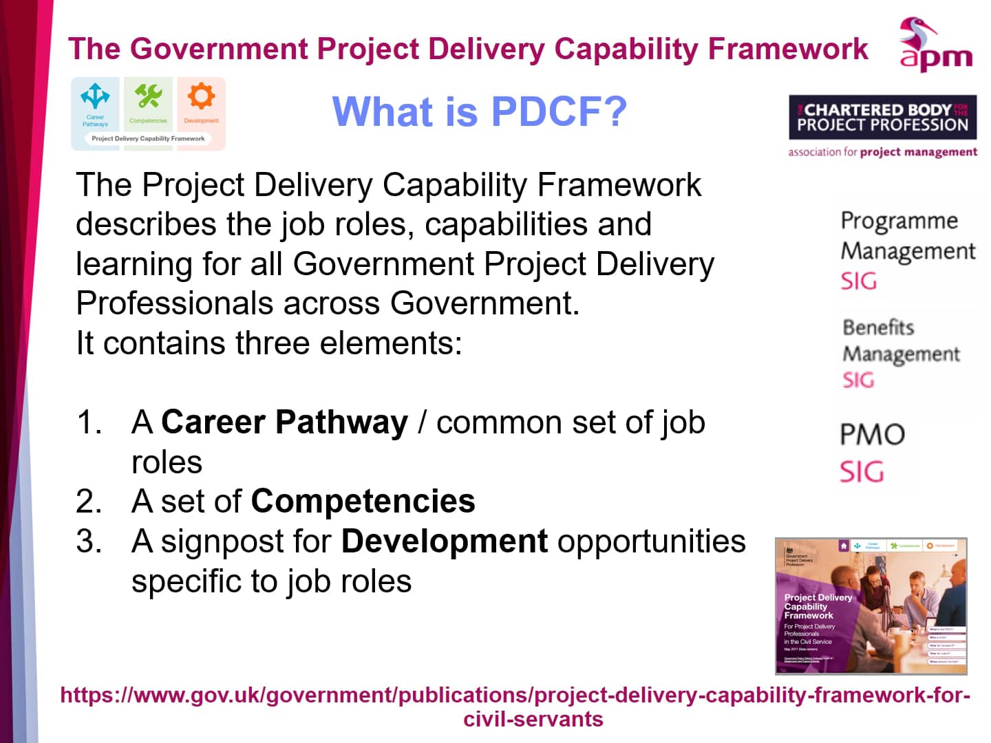 What is Project Delivery Capability Framework on Vimeo