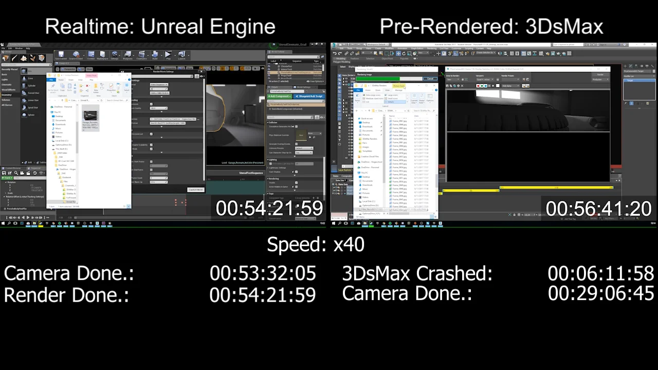 Process - Realtime vs Pre-Rendered. on Vimeo