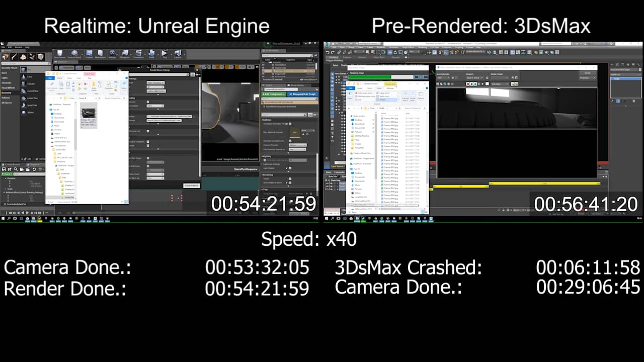 Process - Realtime vs Pre-Rendered. on Vimeo