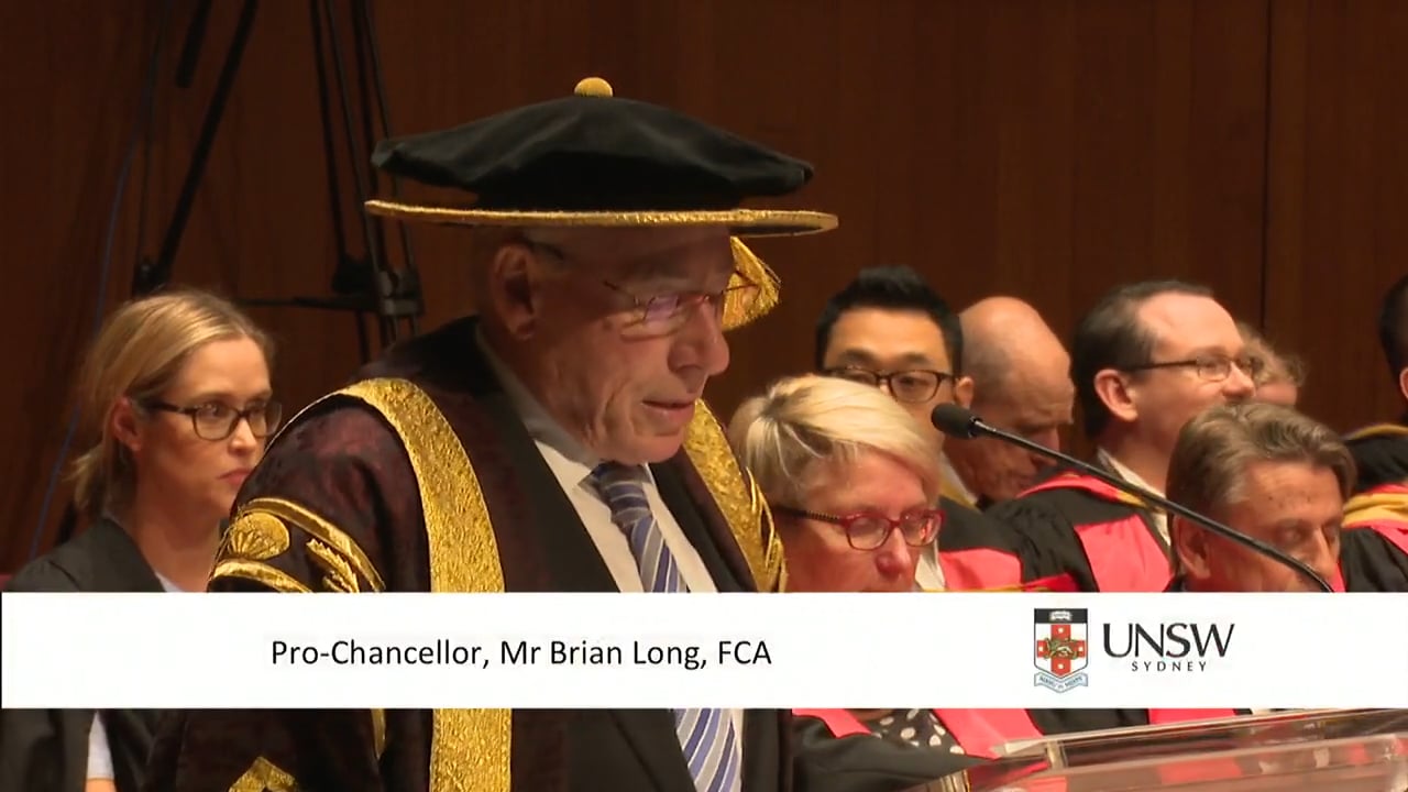 6.30pm UNSW Graduation Ceremony Video 8 Nov 2017 on Vimeo