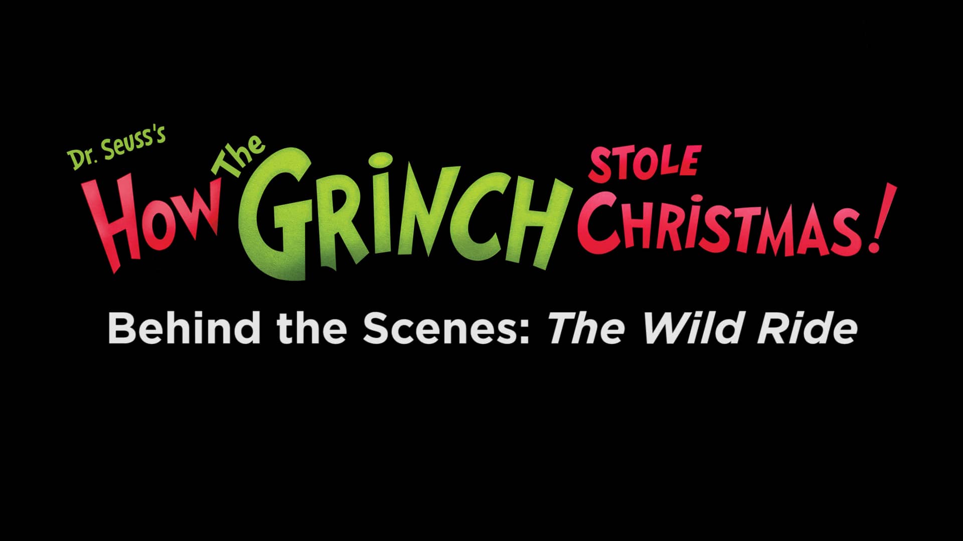Behind the Scenes of The Grinch: The Wild Ride on Vimeo
