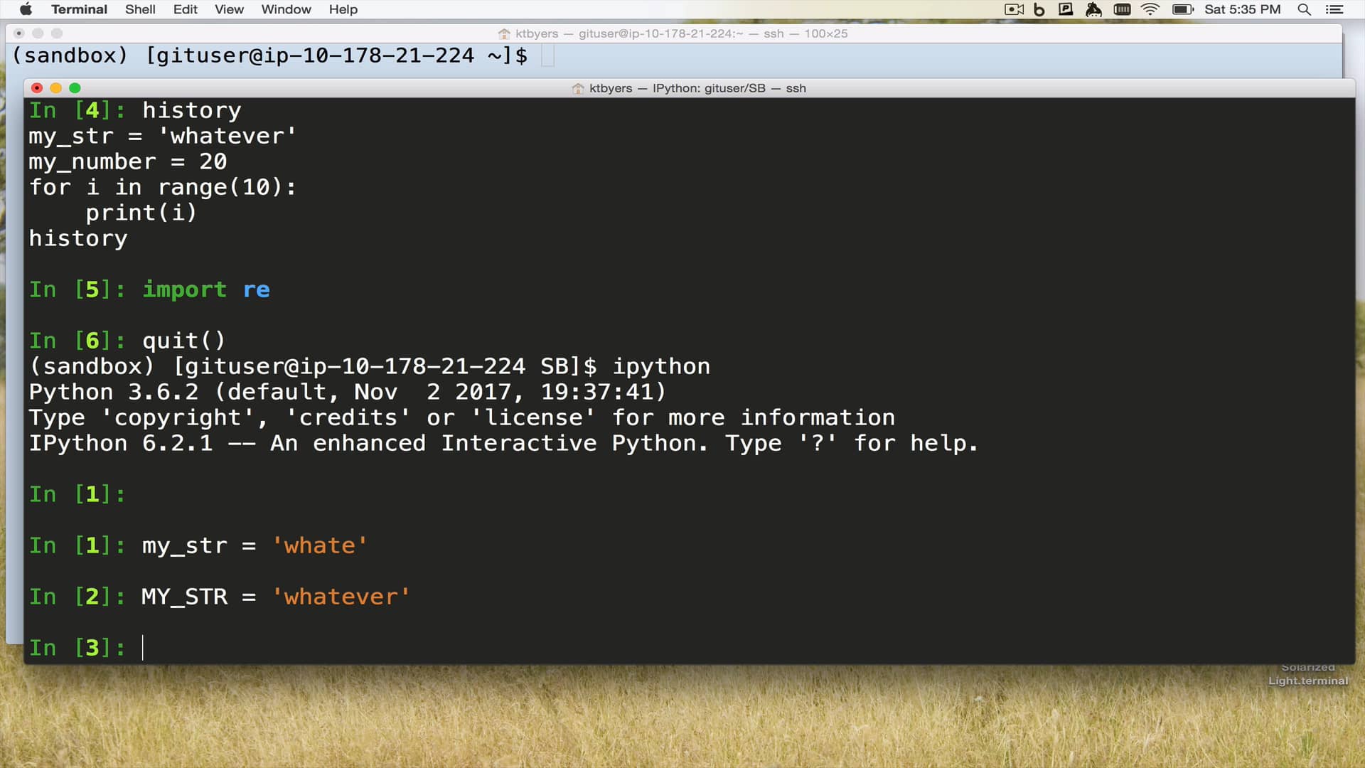 Learning Python Week1 Ipython On Vimeo 