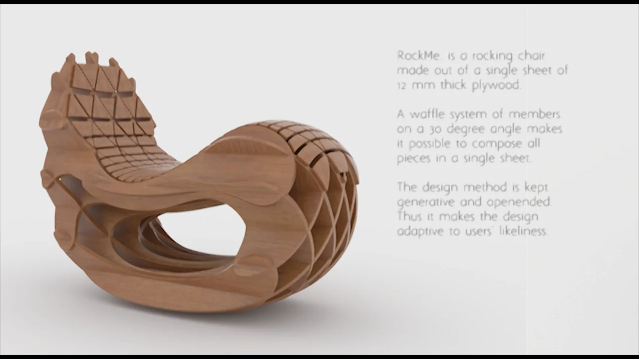 Adaptive parametric rocking chair on Vimeo