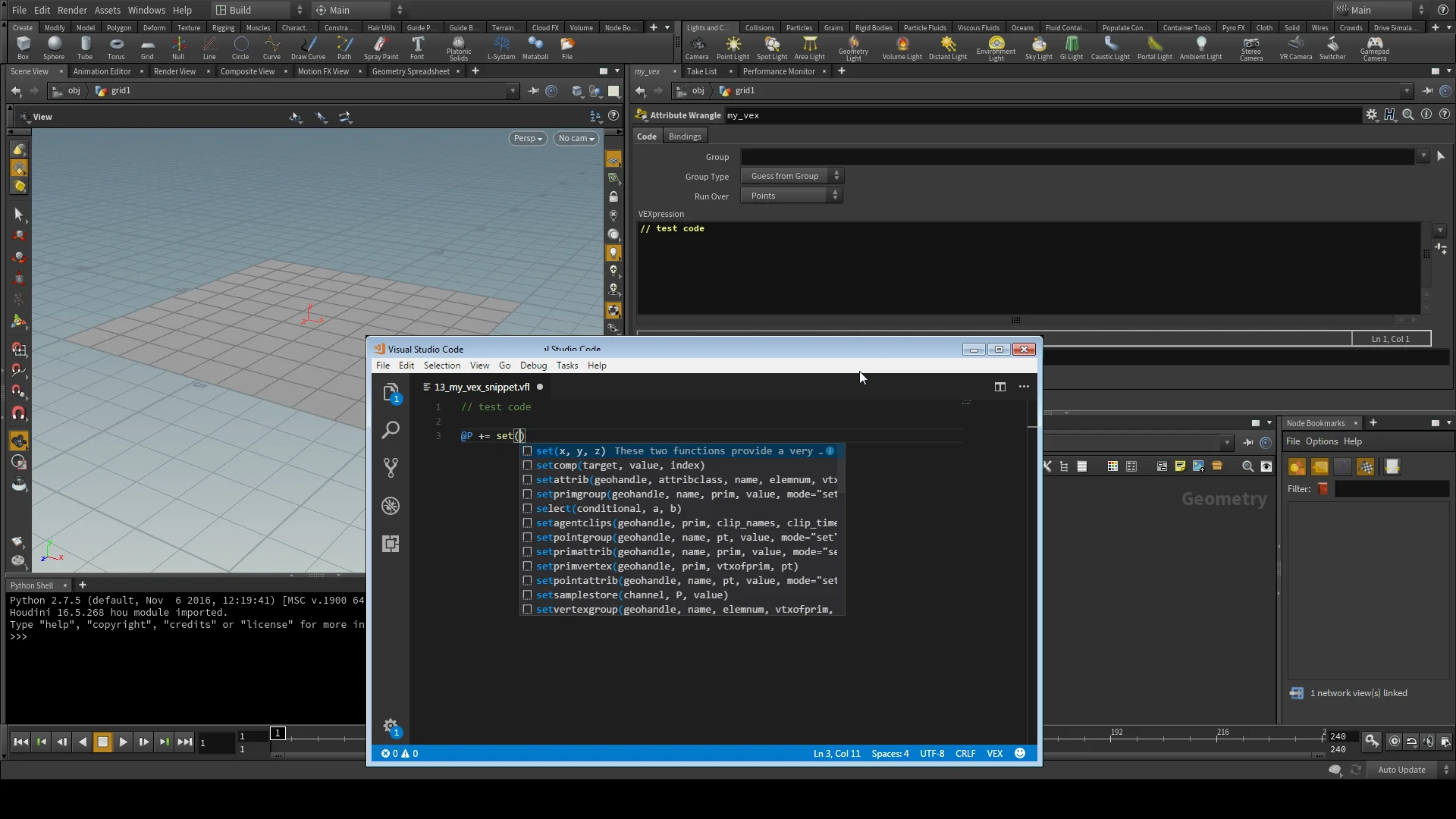 Houdini Expr Editor on Vimeo