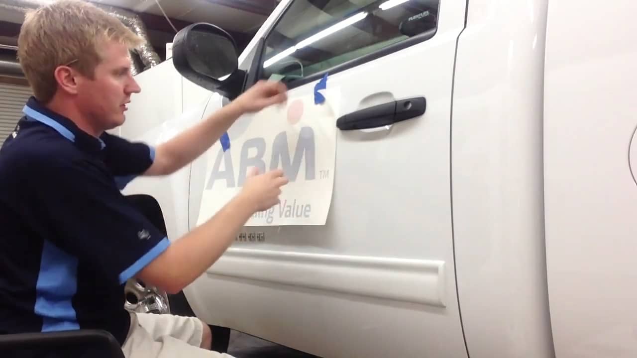 Applying Vinyl Decals To a Pickup Truck on Vimeo