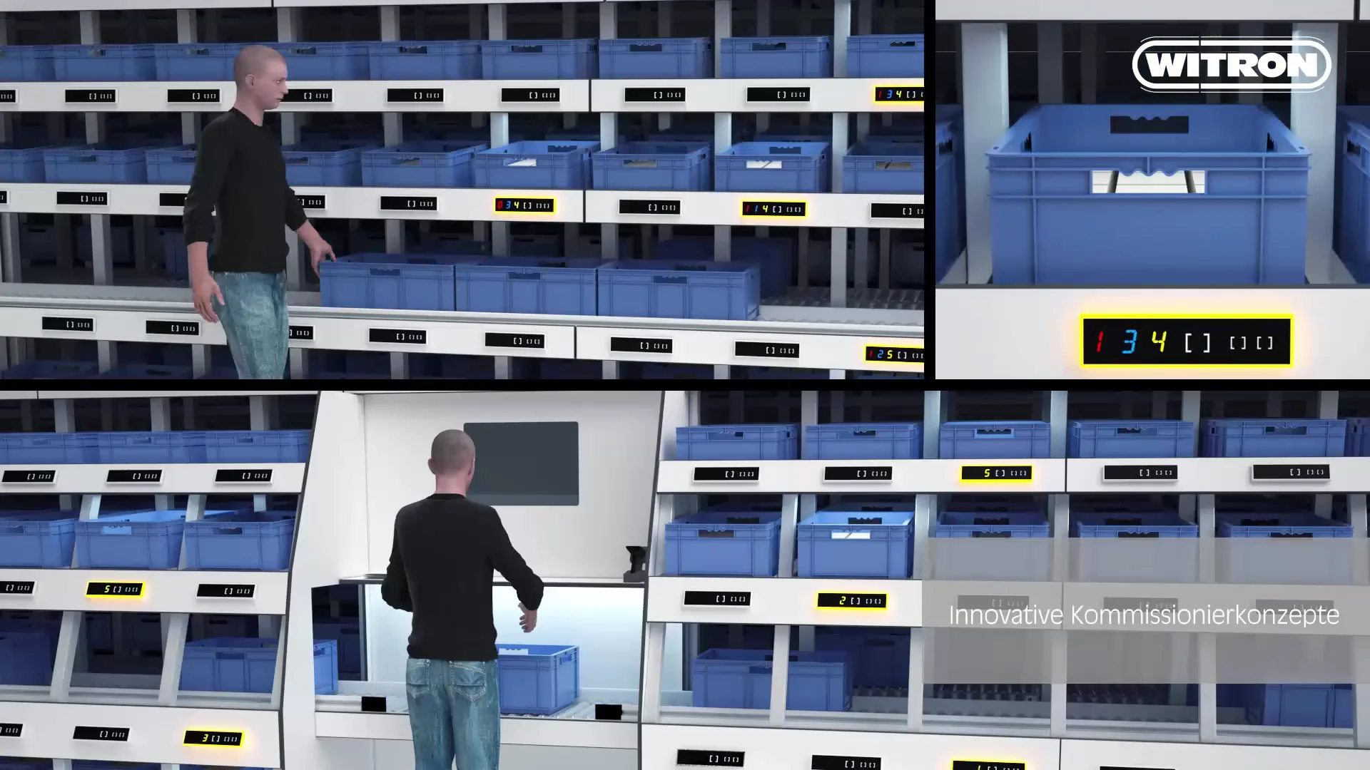 Order Fulfillment im E-Commerce: WITRON-Lagersystem „All-in-One“ on Vimeo