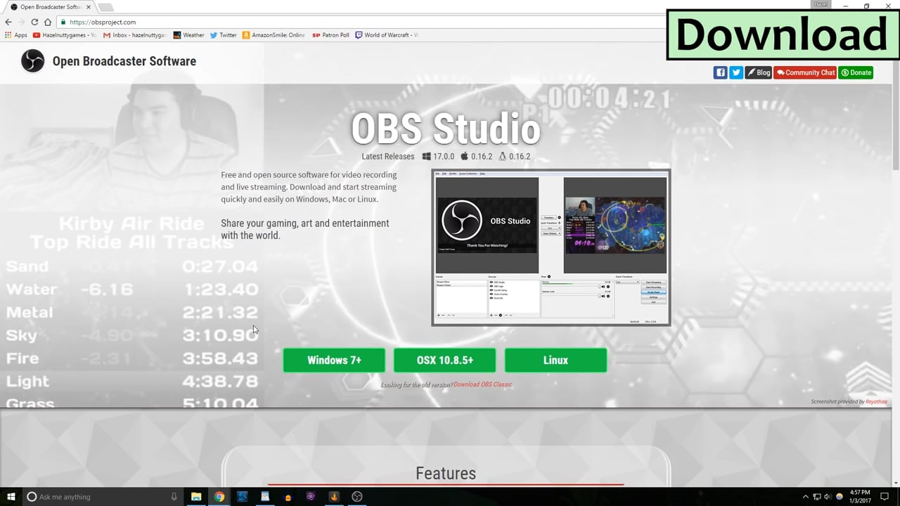 OBS Beginner Tutorial - Open Broadcaster Software Guide on Vimeo