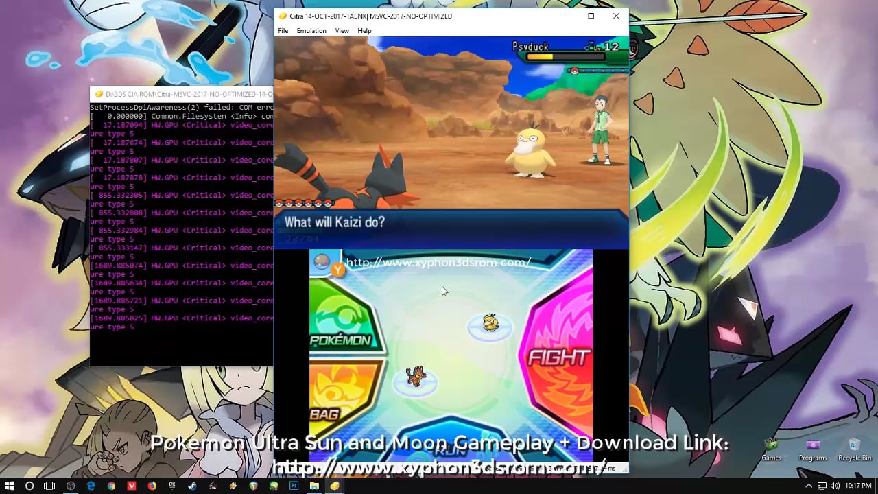Decrypted Pokémon Ultra Sun and Ultra Moon .3DS Download Game on Vimeo