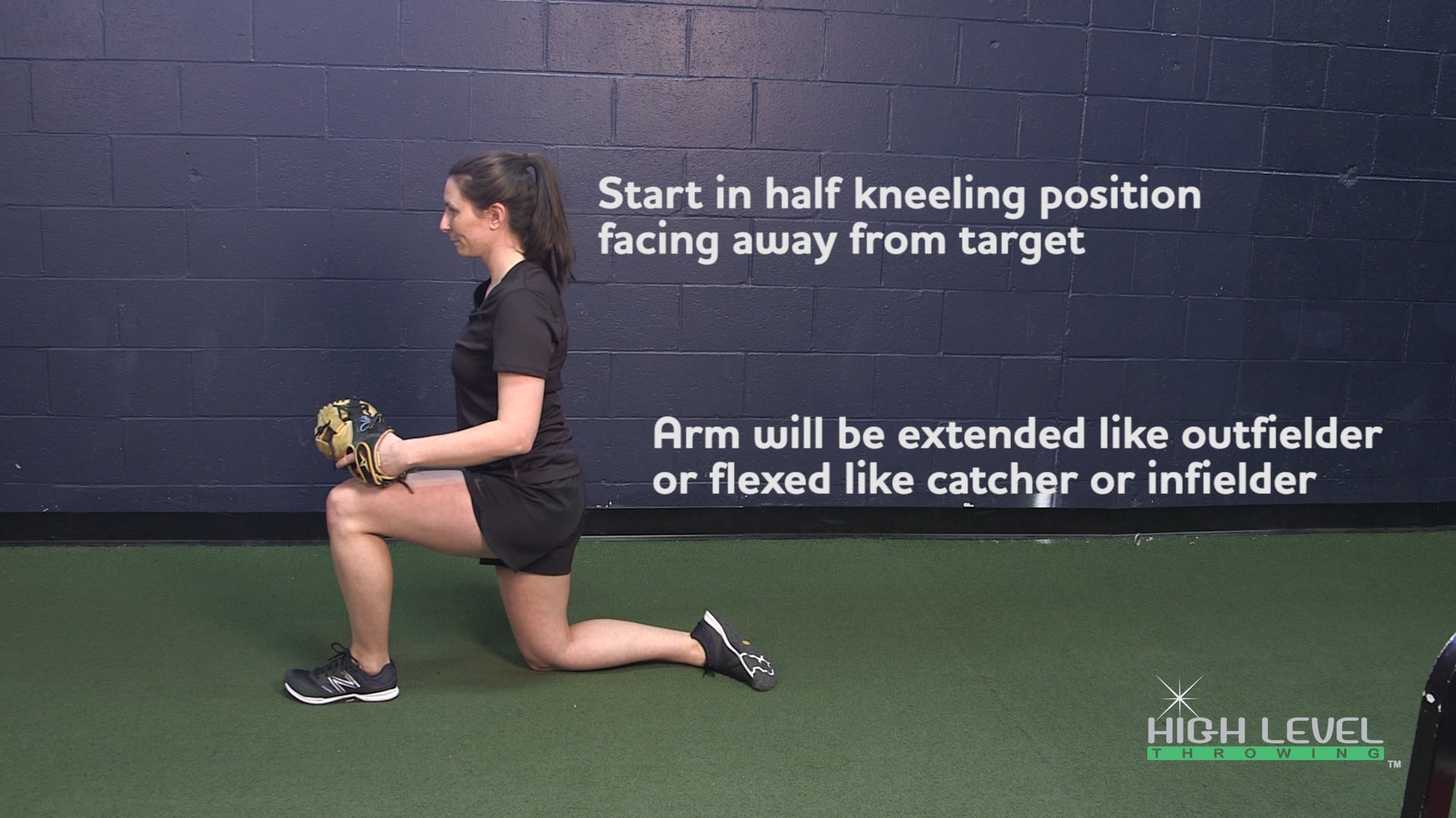 Softball Throwing Training: Half Kneeling Turn and Throw | High Level ...