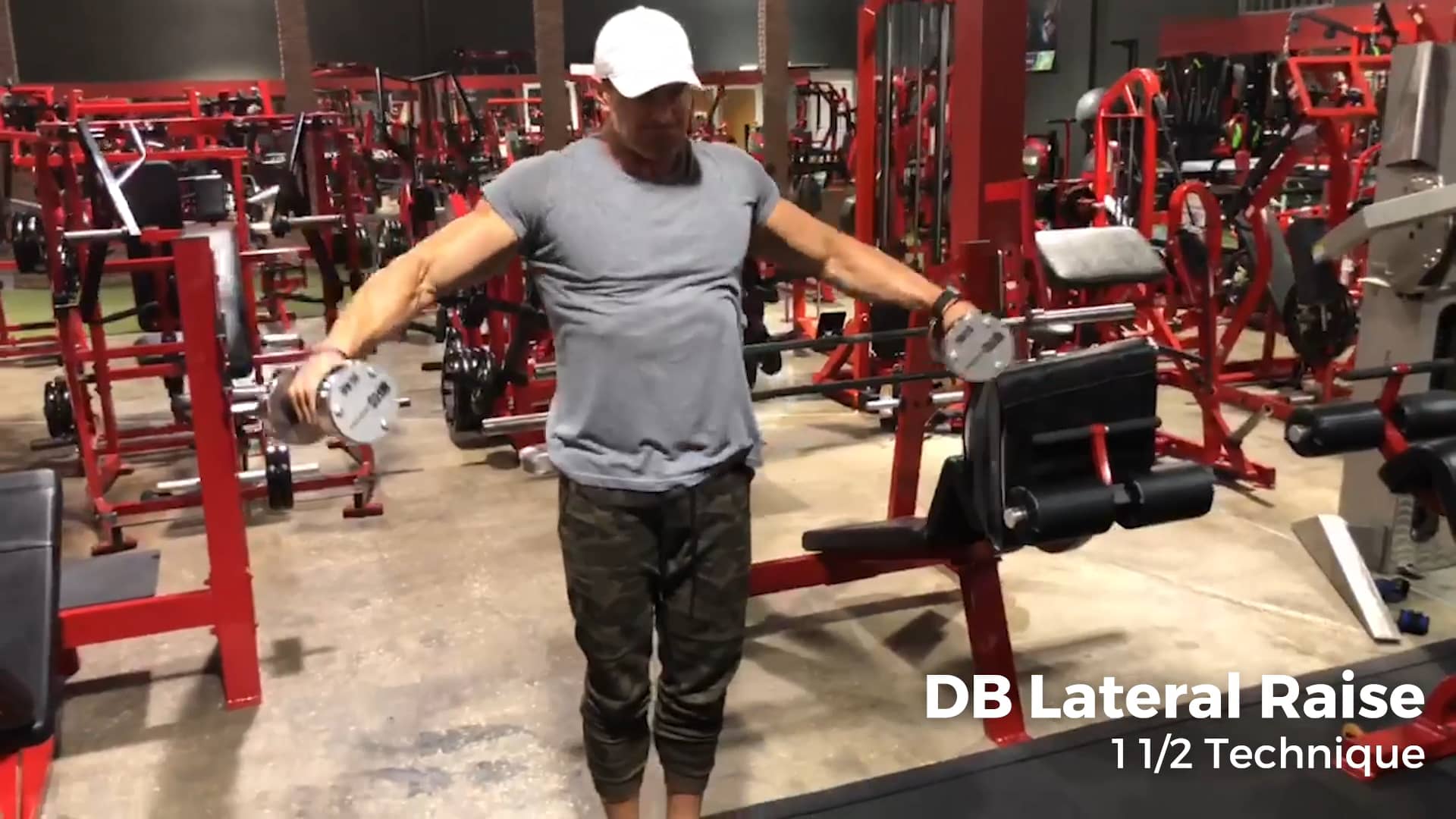 DB Lateral Raise 1 1:2 Technique on Vimeo