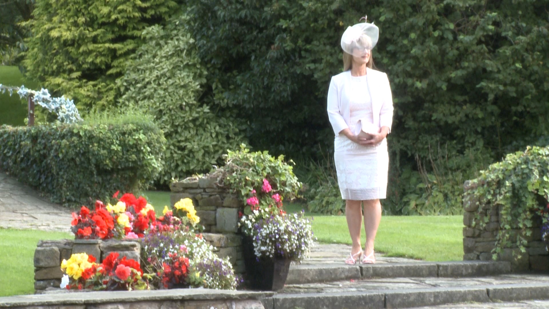 Mr and Mrs Hibbert looking back ovr the day. on Vimeo