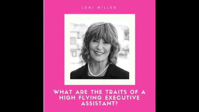 What are the Traits of a High Flying Executive Assistant on Vimeo