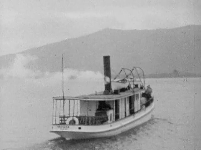 Steamship SS Nevada on Lake Tahoe in June 1934 on Vimeo