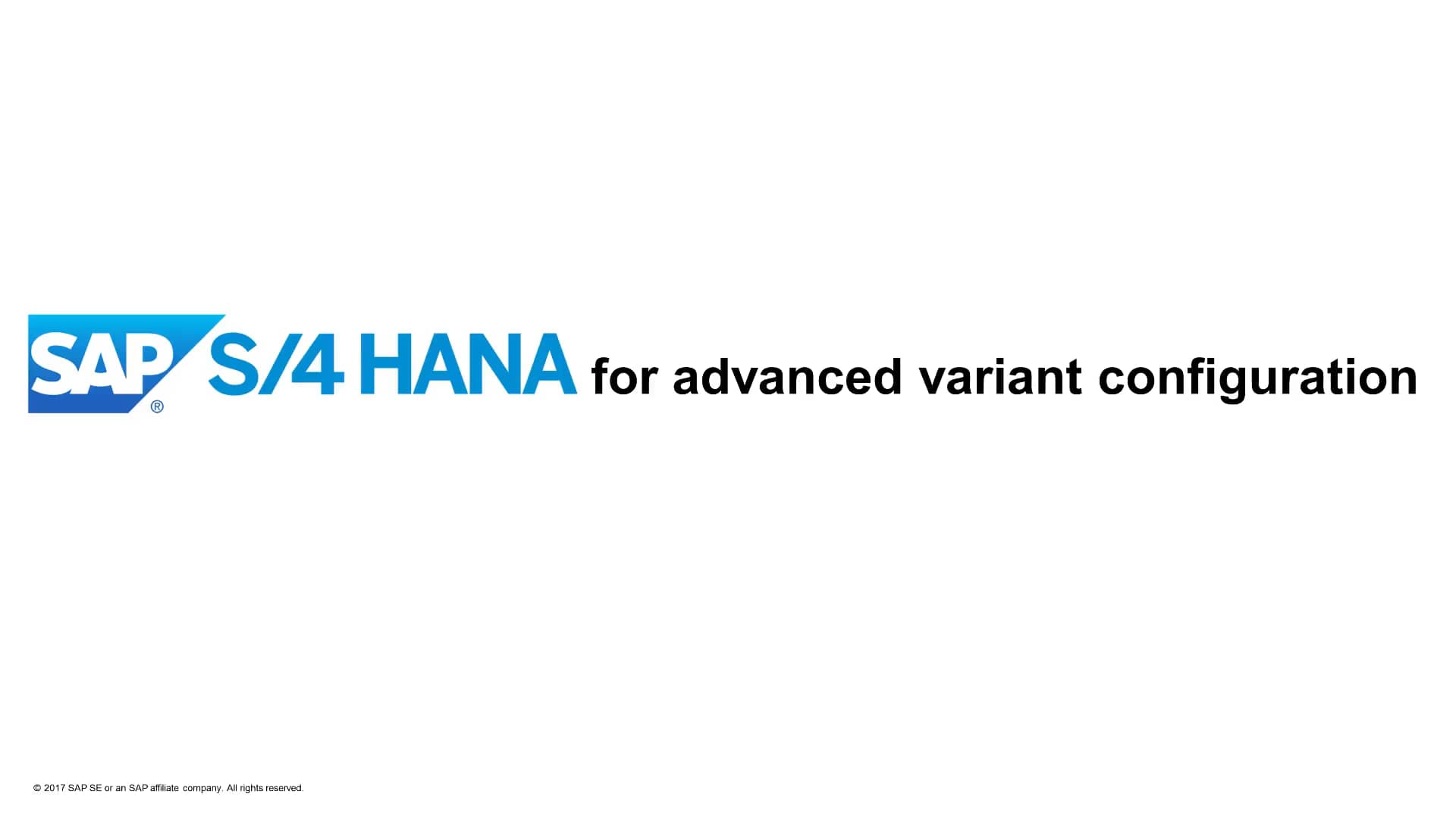 PLM Webmeeting - Advanced Variant Configuration in S/4HANA® - Variant ...