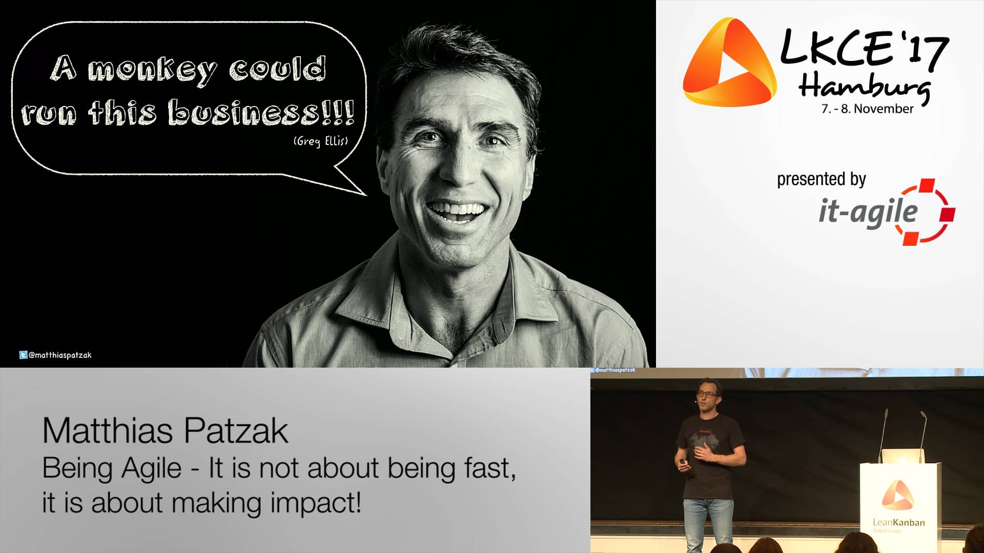 Matthias Patzak - Being Agile - It is not about being fast, it is about ...