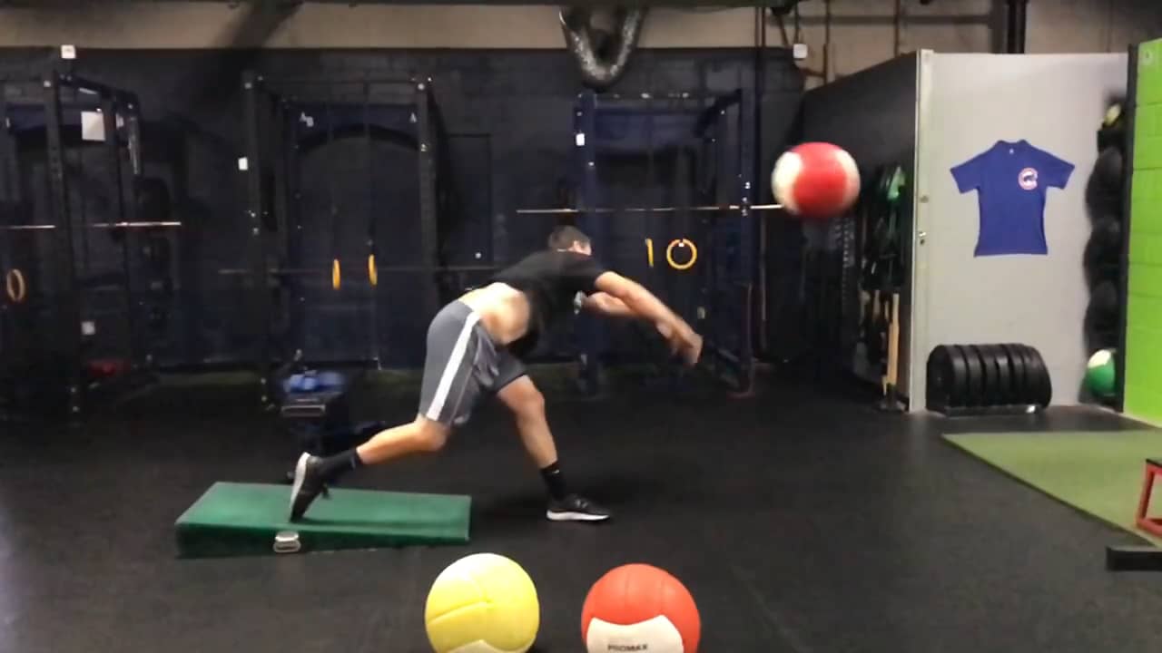 Baseball Pitching Training: Pitcher MB Throws | High Level Throwing on ...