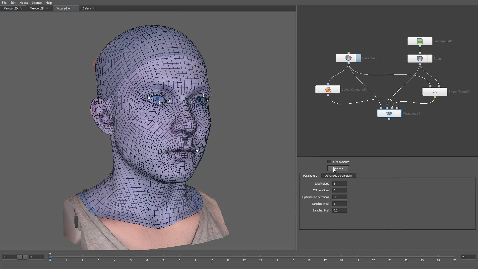 Wrap3 Tutorial: OpticalFlowWrapping Part1 on Vimeo
