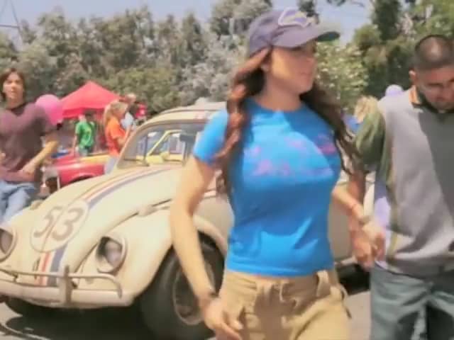 Lindsay Lohan Breast Expansion Morph in Herbie Fully Loaded on Vimeo