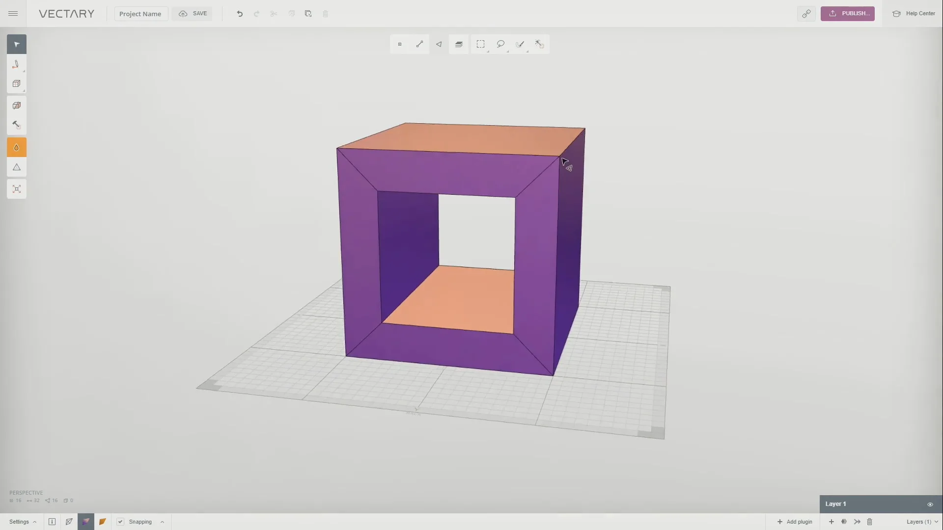 VECTARY | Learn 3D | Bridge | Hole on Vimeo