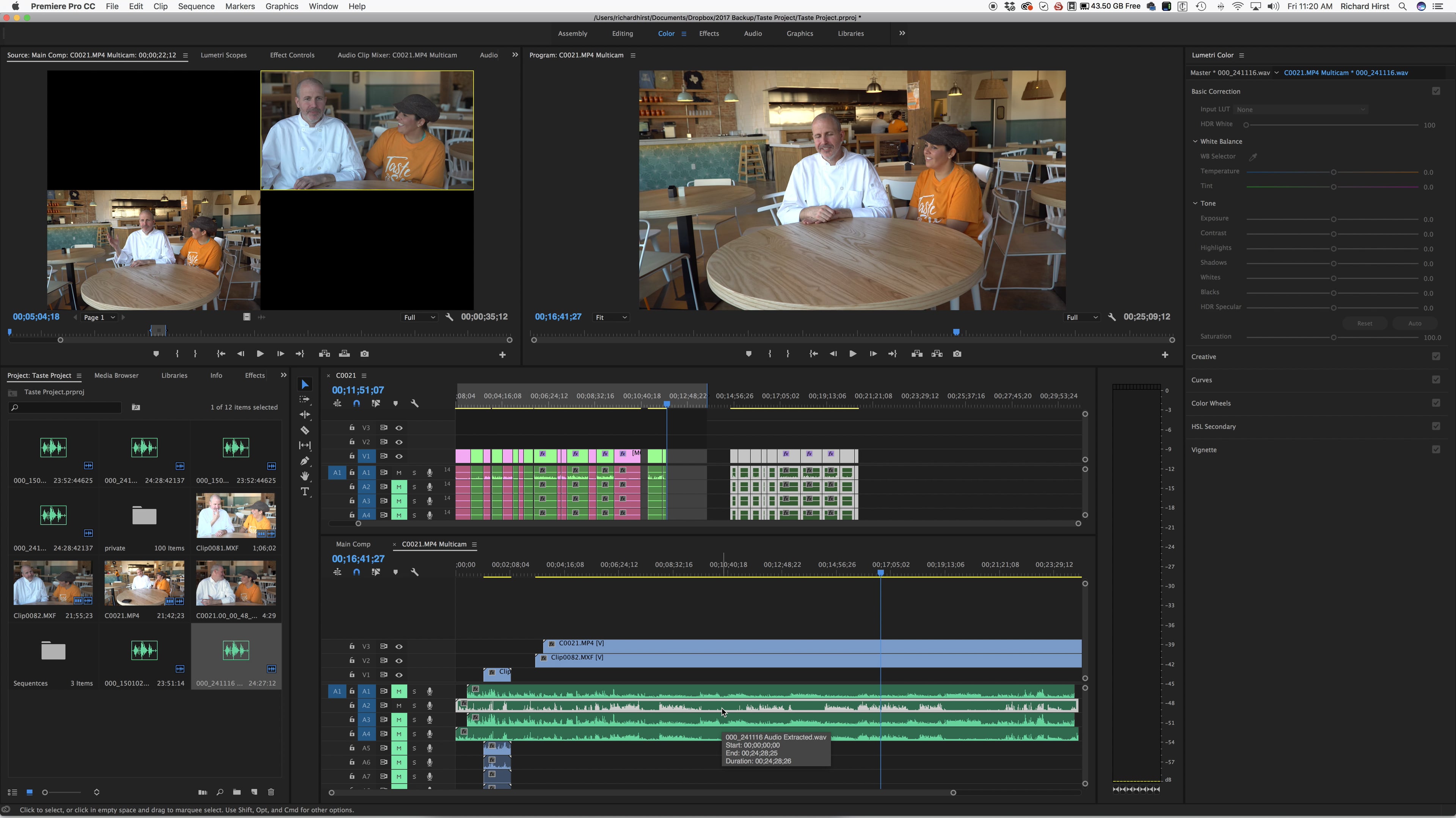 Noise reduction on Vimeo