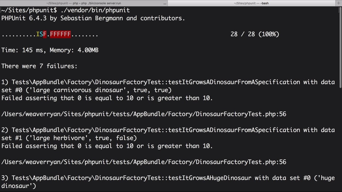 Mocks & Test Doubles > PHPUnit (Legacy): Testing with a Bite | SymfonyCasts Mocks & Test Doubles > PHPUnit (Legacy): Testing with a Bite | SymfonyCasts