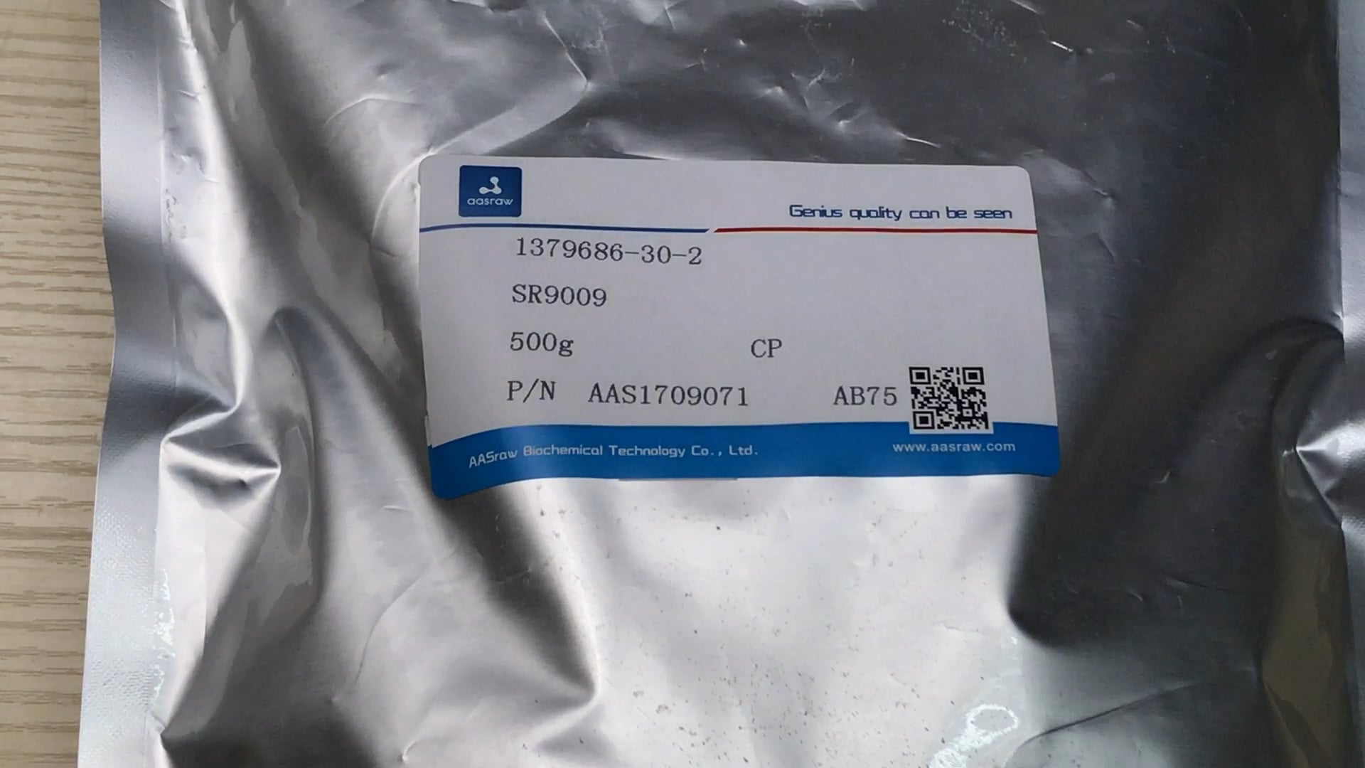 Raw SR9009 powder (1379686-30-2) hplc≥98% | AASraw steroid powder on Vimeo