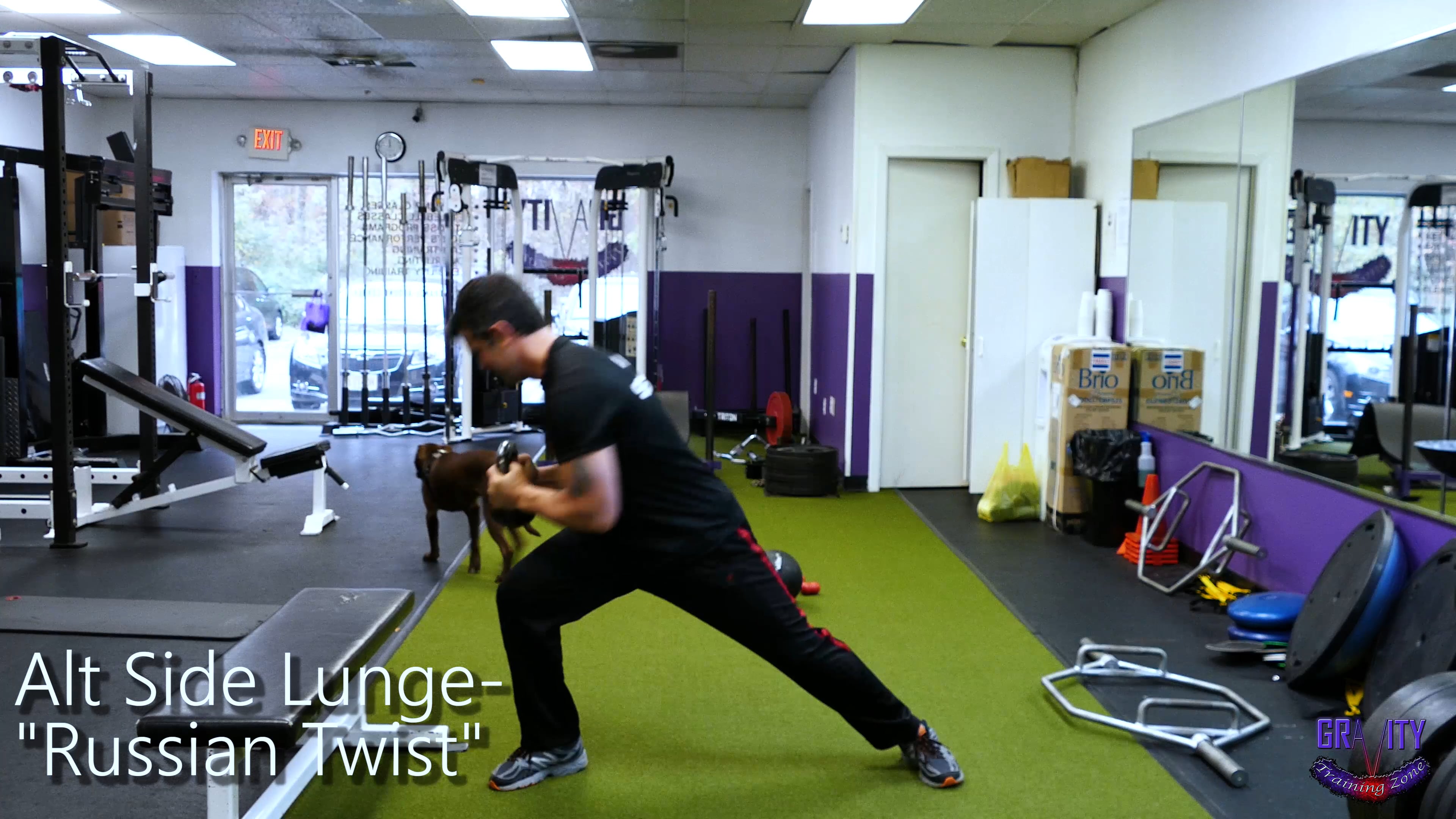 Alt Side Lunge- Russian Twist on Vimeo