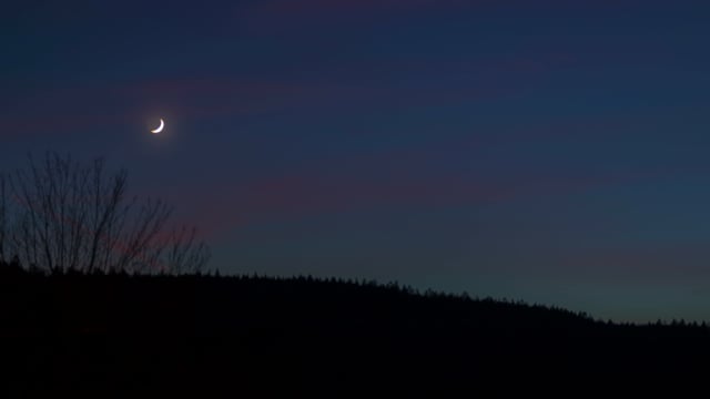 Moon Set Night - Free video on Pixabay