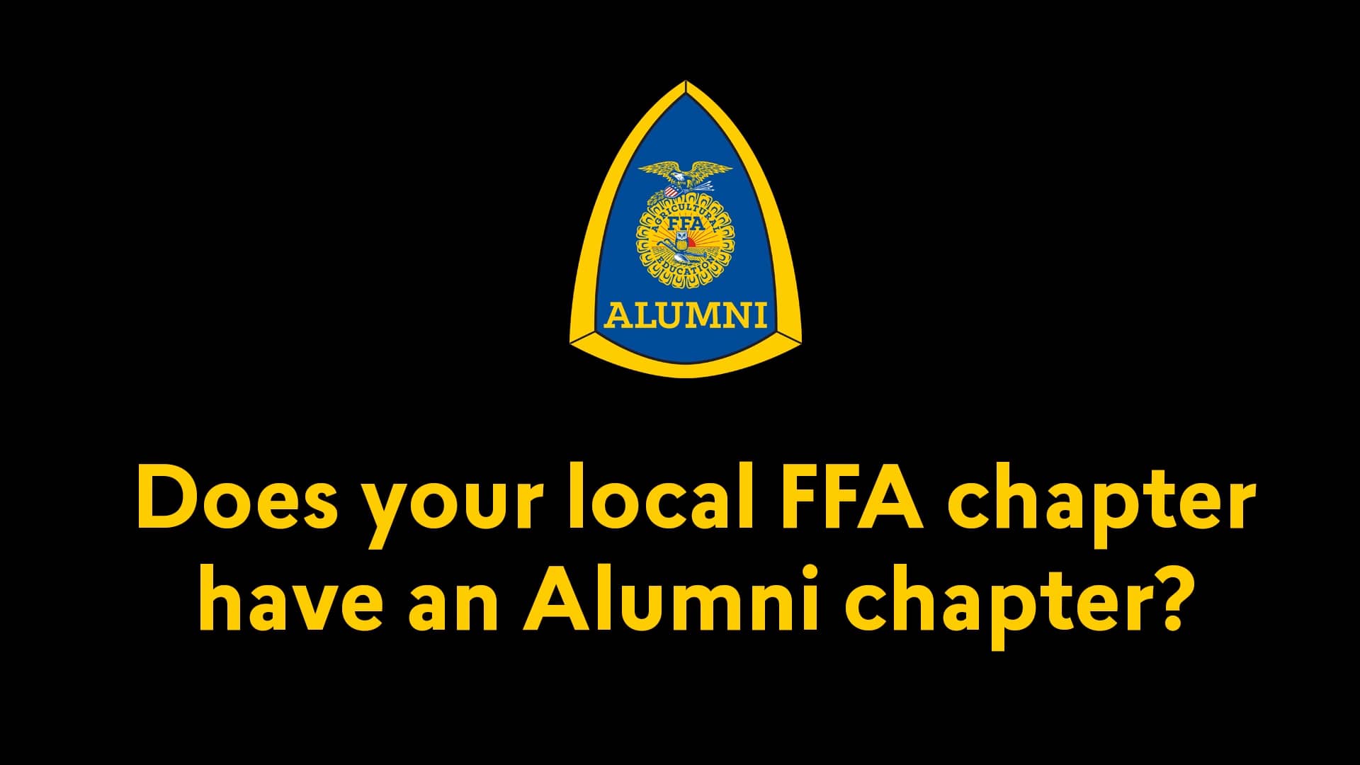 National FFA Alumni on Vimeo