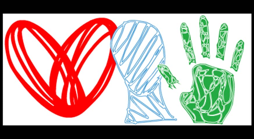 Head/Cabeza, Hands/Manos, and Heart/Corazón on Vimeo