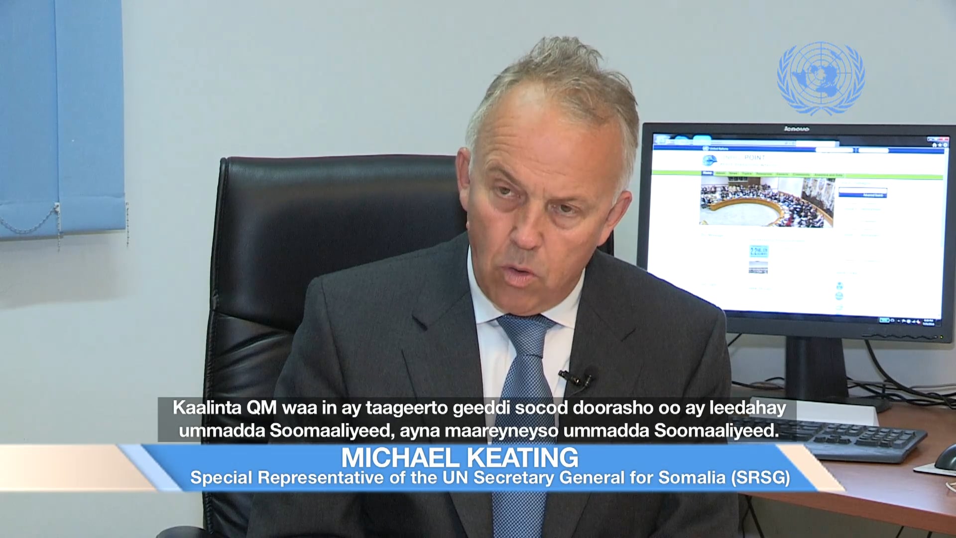 SRSG MICHAEL KEATING ON THE UNITED NATIONS ROLE IN THE 2016 ELECTIONS ...