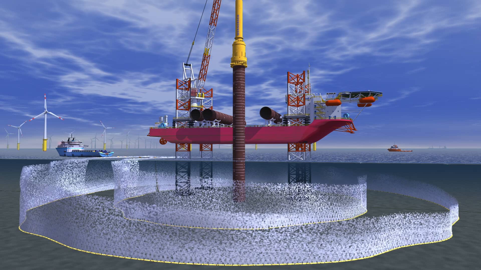 Offshore Noise Mitigation System BIG BUBBLE CURTAIN on Vimeo